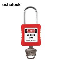 China Chinese manufacturer stainless steel Zenex composite shackle safety tagout loc-kout padlock with master key for sale