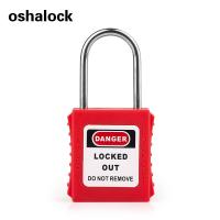 China 4mm Stainless steel beam Zenex Safety Lockout Tagout padlock body key unified laser coding for sale