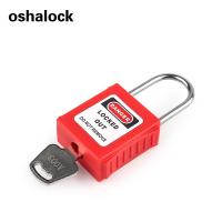 China 4mm Stainless steel beam Zenex Safety Lockout Tagout padlock body key unified laser coding for sale
