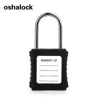 China 4MM stainless steel shackle industry safety lockout padlock with master key for sale