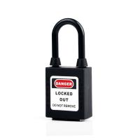 China oem lockout manufacturers 38MM nylon beam Anti-magnetic explosion-proof dust-proof Insulated safety padlock for sale