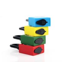 China oem lockout manufacturers 38MM nylon beam Anti-magnetic explosion-proof dust-proof Insulated safety padlock for sale