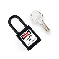 China oshalock lockout manufacturer 38mm Nylon Shackle ABS Industrial padlock With Master Key for sale