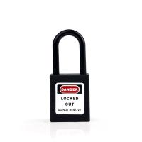 China oshalock lockout manufacturer 38mm Nylon Shackle ABS Industrial padlock With Master Key for sale