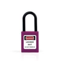 China 38mm ABS Industry Nylon keyed alike lockout Non-Conductive Safety Padlock with Master Key for sale