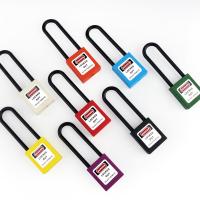China 76 nylon long beam Anti-magnetic explosion-proof Industrial electrical lock out Insulated safety padlock for sale