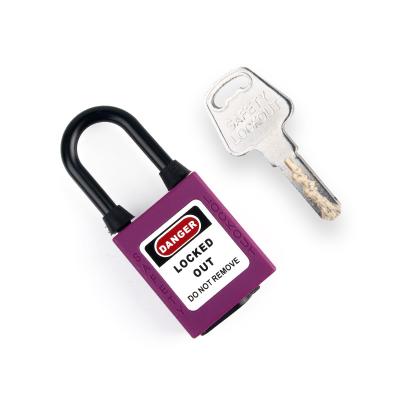 China 38mm dust-proof Anti-magnetic explosion-proof lockout Insulated safety padlock with master keys for sale