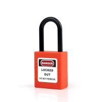 China lockout Non-Conductive nylon body Safety Padlock for sale