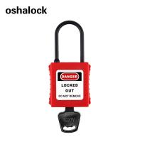 China Chinese manufacturer non-conductive and non-sparking safety tagout lockout padlock Customizable labels and laser coding for sale