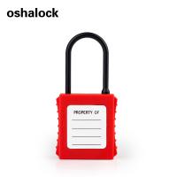 China Chinese manufacturer non-conductive and non-sparking safety tagout lockout padlock Customizable labels and laser coding for sale