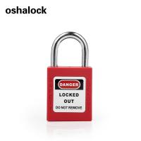 China Steel Ultra Short shackle industrial safety padlock for sale