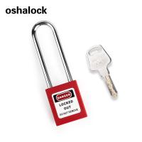 China lockout Industrial safety padlock with steel shackle for sale