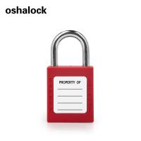 China Nylon black body insulation padlock with keyed alike for sale