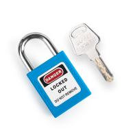 China Steel beam plastic safety padlocks keyed alike for sale