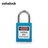 China Steel beam plastic safety padlocks keyed alike for sale