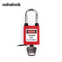 China OSHALOCK 38MM Steel beam dust-proof Prevent misuse Device lockout Safety padlock for sale