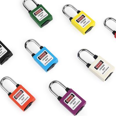 China 38MM steel beam Industrial safety dust-proof padlock for sale