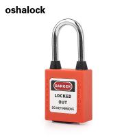 China OSHALOCK Factory Price Steel Shackle Prohibited operation lock out keyde alike Safety Padlock for sale