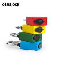 China OSHALOCK Factory Price Steel Shackle Prohibited operation lock out keyde alike Safety Padlock for sale