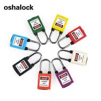 China OSHALOCK Factory Price Steel Shackle Prohibited operation lock out keyde alike Safety Padlock for sale
