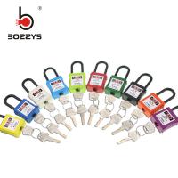 China 38MM Steel Shackle Safety Padlock with master keys for Industrial equipment lock out for sale