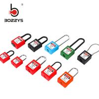 China 38MM Steel Shackle Safety Padlock with master keys for Industrial equipment lock out for sale