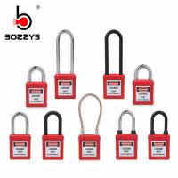 China 38MM Steel Shackle Safety Padlock with master keys for Industrial equipment lock out for sale