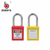 China 38MM Steel Shackle Safety Padlock with master keys for Industrial equipment lock out for sale