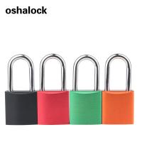 China 38mm steel shackle Compact  Anodized aluminium safety security padlock Lockout with keyed alike for sale