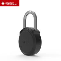 China Black Keyless USB Rechargeable Door Lock NFC Smart Padlock Quick Unlock Zinc alloy Metal Self Developing Chip for sale