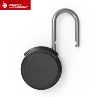 China Black Keyless USB Rechargeable Door Lock NFC Smart Padlock Quick Unlock Zinc alloy Metal Self Developing Chip for sale