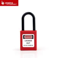 China 8 Colors Safety Lockout Padlocks With Triple Coated Hardened Steel Shackle for sale