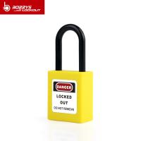 China 8 Colors Safety Lockout Padlocks With Triple Coated Hardened Steel Shackle for sale