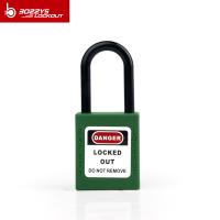 China ABC Body Nylon Shackle Safety Padlock Corrosion Resistance With Master Key for sale