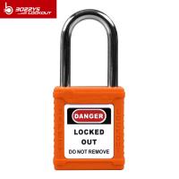 China ABC Body Red Safety Padlocks Logo Engraving For Chemical And Automobile Industry for sale