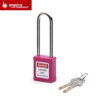 China 76MM Steel Shackle Safety Lockout Padlocks ISO9001 Certification For Industrial Safety for sale