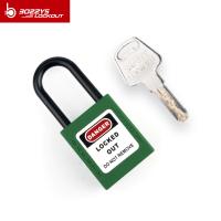 China 38MM Nylon Shackle Safety Lockout Padlocks Plastic Body With Differ Or Alike Key for sale