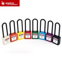 China 76MM Nylon Body Safety Padlock , Colorful Keyed Alike Padlocks One Year Warranty for sale