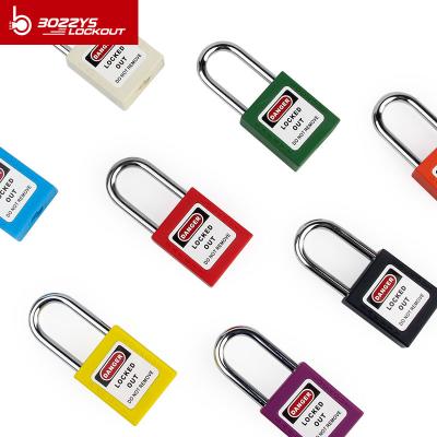 China High Security Safety Lockout Padlocks Customized Logo Steel Shackle Material for sale