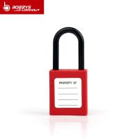 China Insulation Master Safety Lockout Locks Plastic Shackle With Ingenious Lock Structure for sale