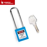 China Industrial Safety Long Steel Shackle Padlock Keyed Different With Master Key for sale