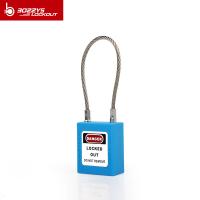 China BOSHI Most popular Industrial Wire shackle Safety Padlock with CE Certification for sale