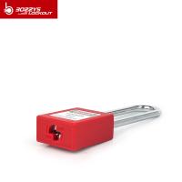 China BOSHI China Supplier Steel Material 76mm Long Shackle Length Safety Padlock for sale