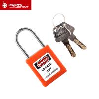 China BOSHI Manufacturer Custom 38Mm Length Steel Shackle Material Safety Padlock for sale