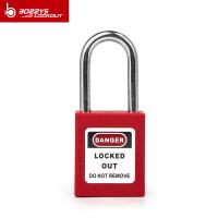 China BOSHI 38mm Steel Shackle Safety Lockout Padlock for sale