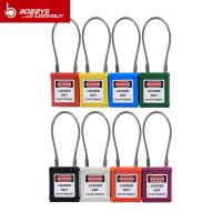 China BOSHI China Brand Metal Wire Shackle Material Safety Padlock for sale