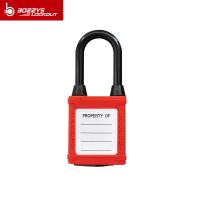 China Boshi Industrial Nylon Safety Products Lock Padlock With Dust-proof for sale