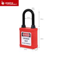China Boshi Industrial Nylon Safety Products Lock Padlock With Dust-proof for sale