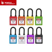 China Boshi Industrial Nylon Safety Products Lock Padlock With Dust-proof for sale