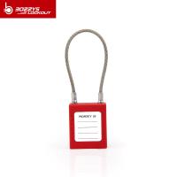 China CE Certification ABS Cable Safety Padlock all different colors(8) for sale
